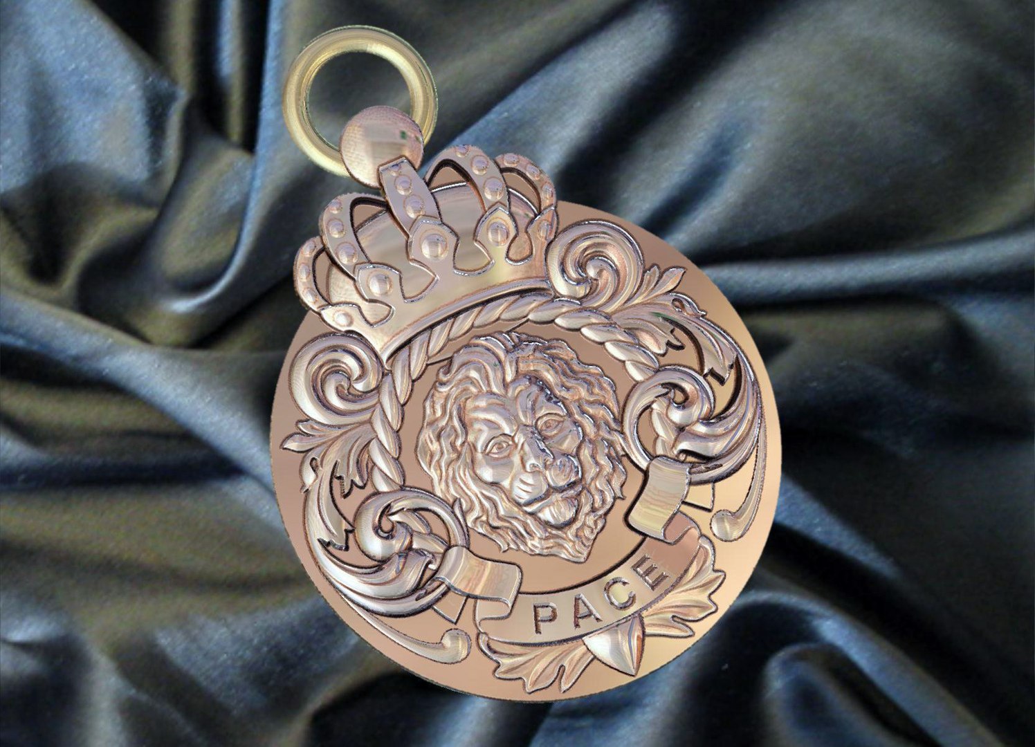 Medallion Lion 3d Model