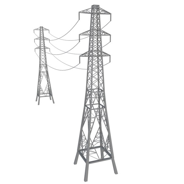 modelo 3d Torre electrica - TurboSquid 454163