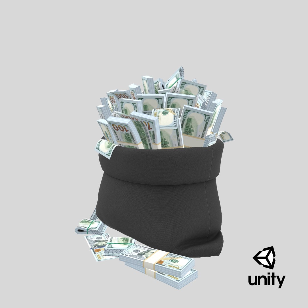 Money Bag 3D model - TurboSquid 1952637