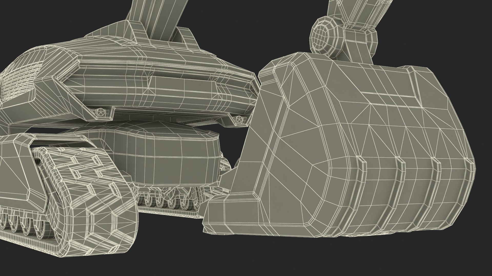 Excavator SciFi Concept Old Rigged 3D Model - TurboSquid 2207090