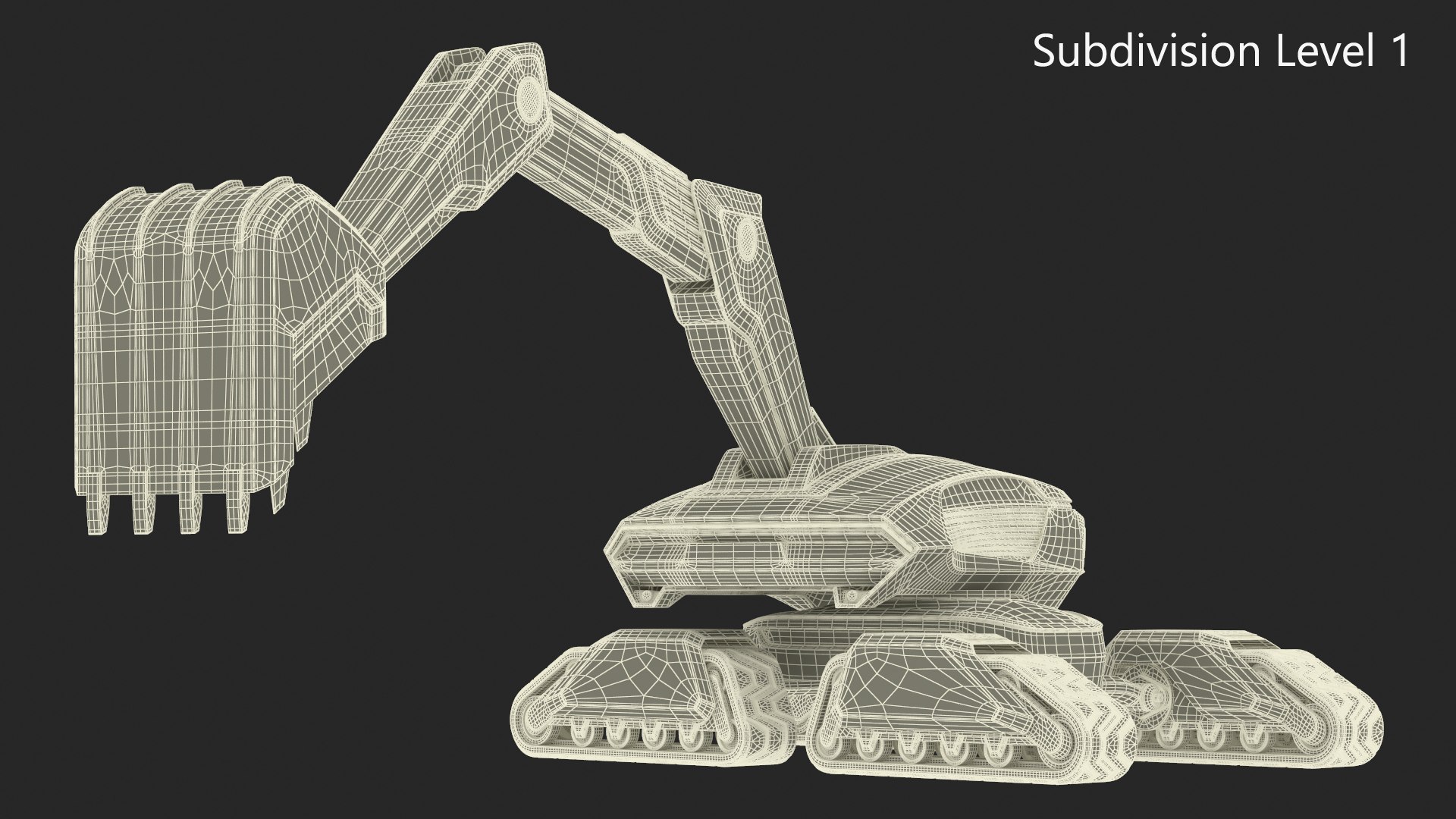 Excavator SciFi Concept Old Rigged 3D Model - TurboSquid 2207090