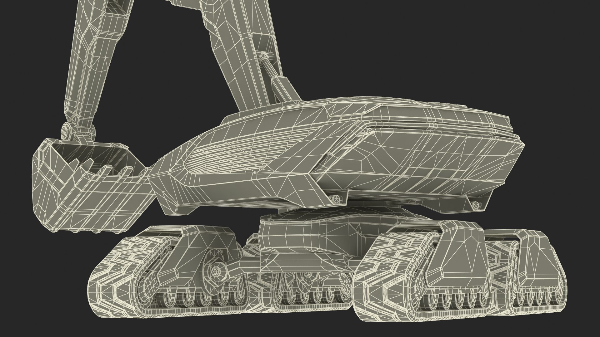 Excavator SciFi Concept Old Rigged 3D Model - TurboSquid 2207090