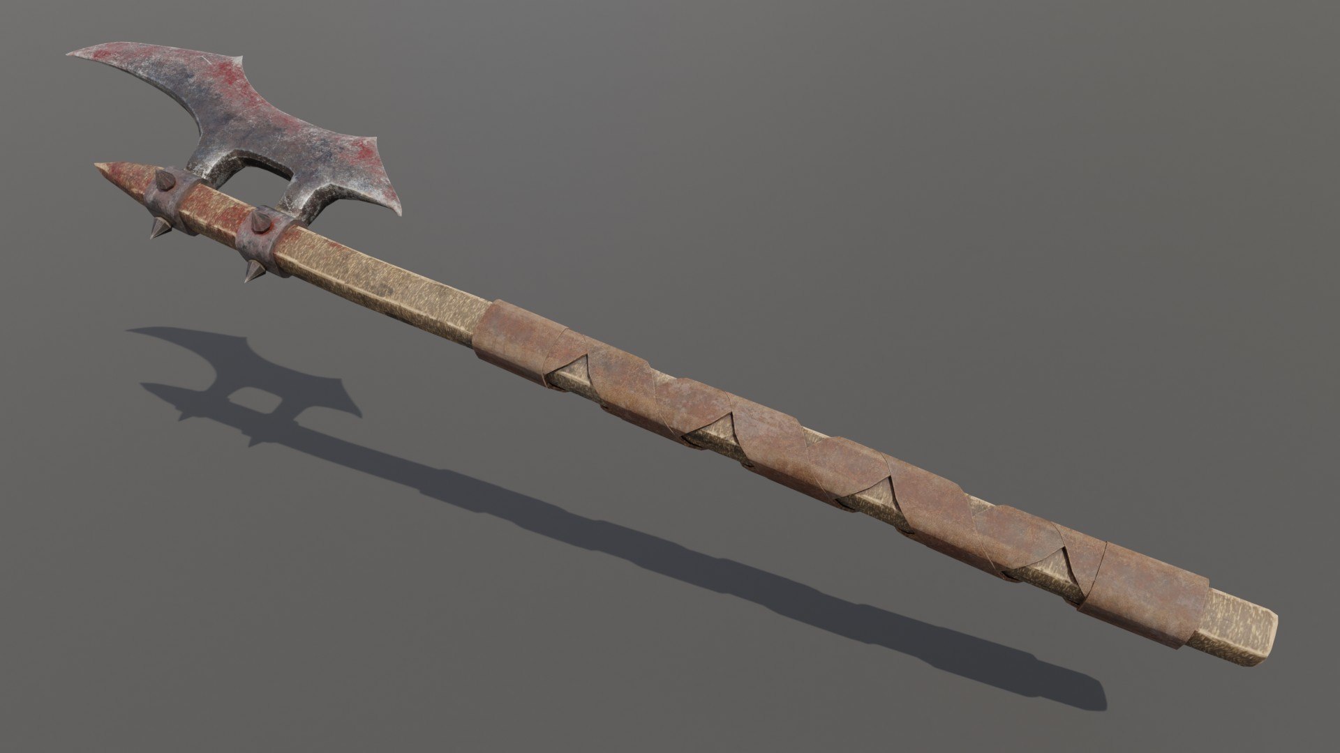 3D Orc Bardiche - TurboSquid 1447231