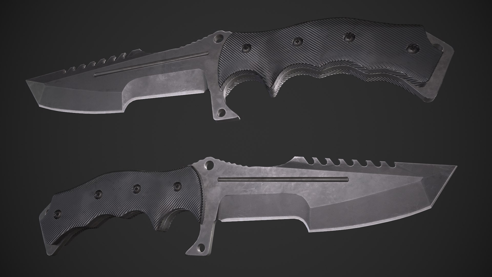 Huntsman Tactical Knife 3D Model - TurboSquid 2053822