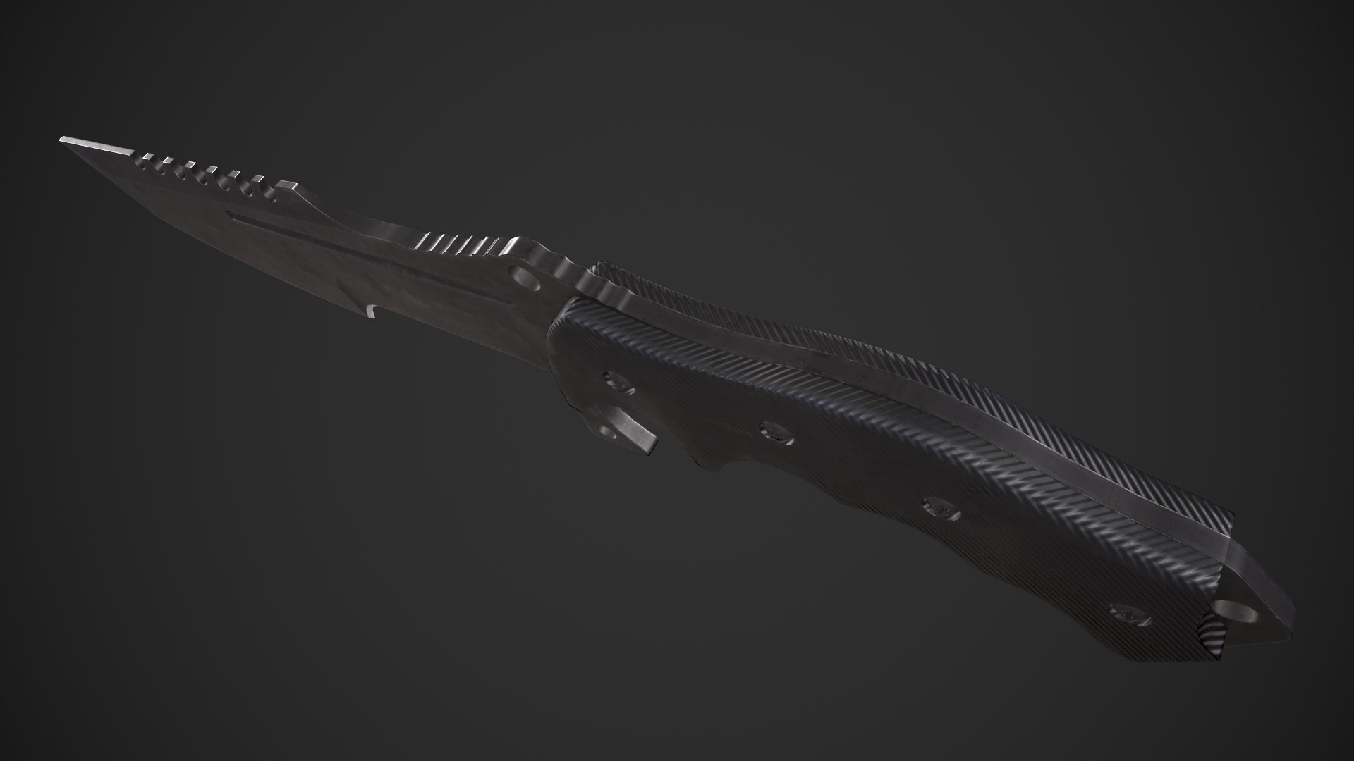 Huntsman Tactical Knife 3D Model - TurboSquid 2053822