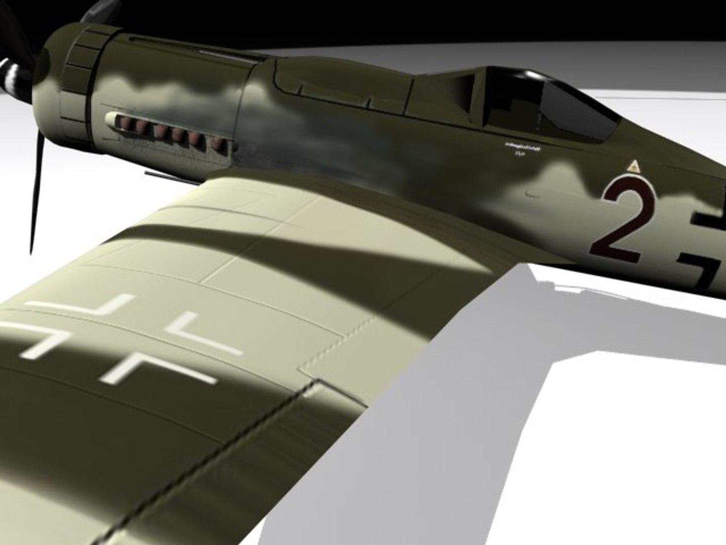 3d Dora-9 Fw190 Model