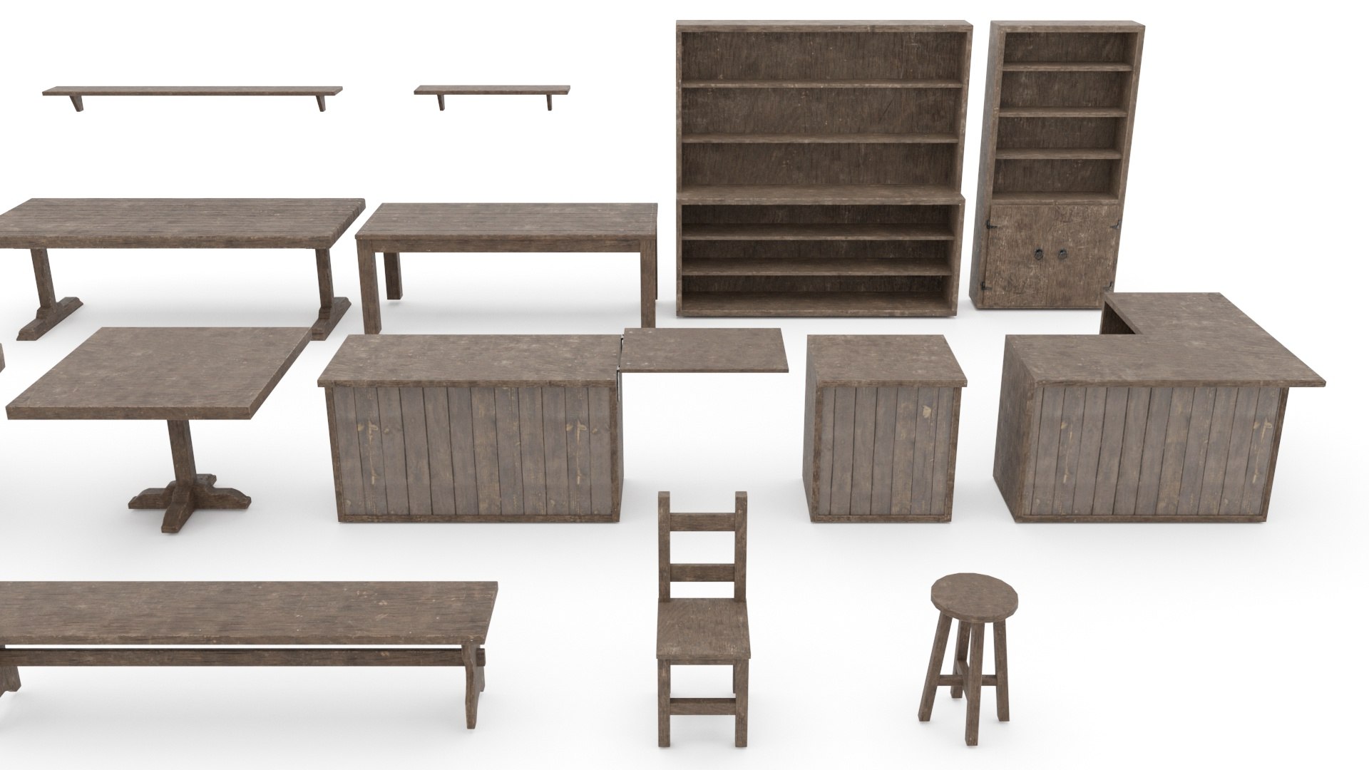 Medieval Tavern Props 02 3D - TurboSquid 2220907