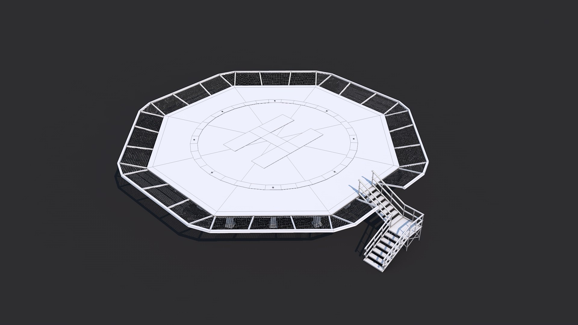 - 3 Helipad Rooftop 3D Model - TurboSquid 1554397