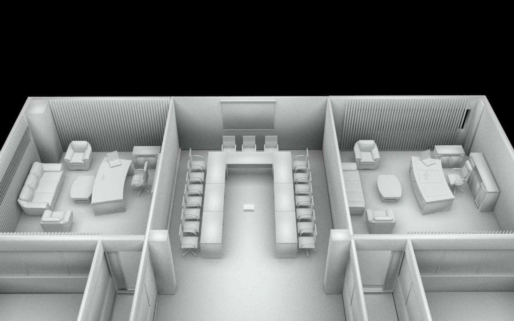 Office Floor Model - TurboSquid 1497182