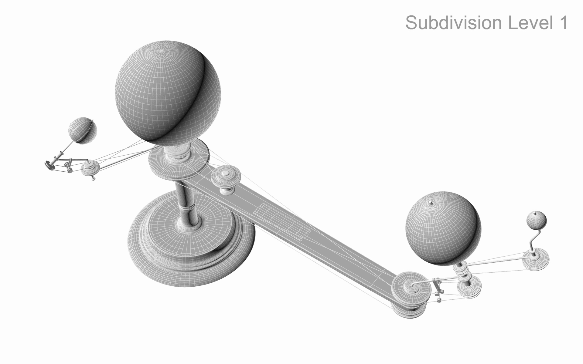 3D model planetarium orrery - TurboSquid 1233026