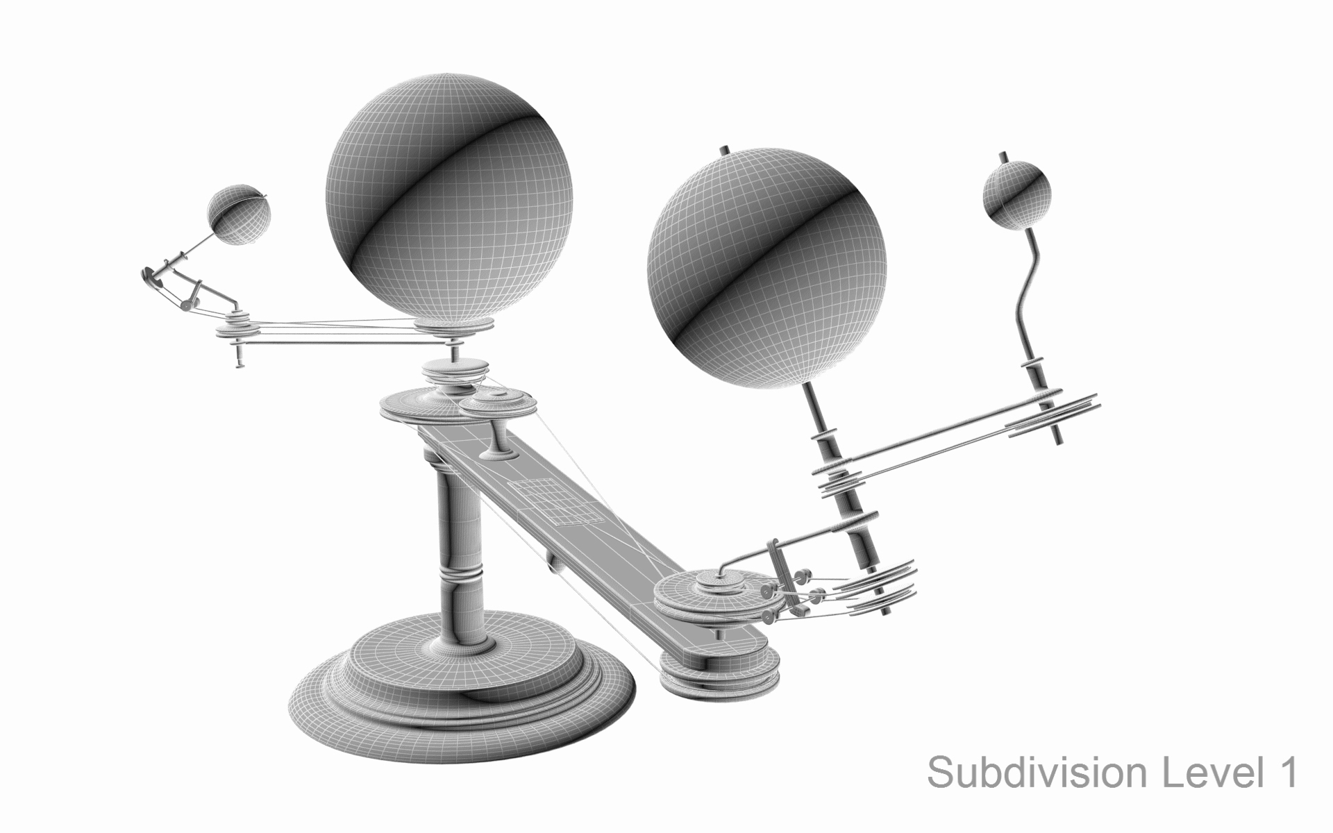 3D model planetarium orrery - TurboSquid 1233026