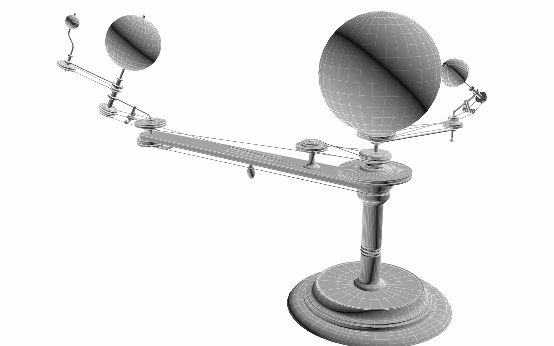 3D model planetarium orrery - TurboSquid 1233026