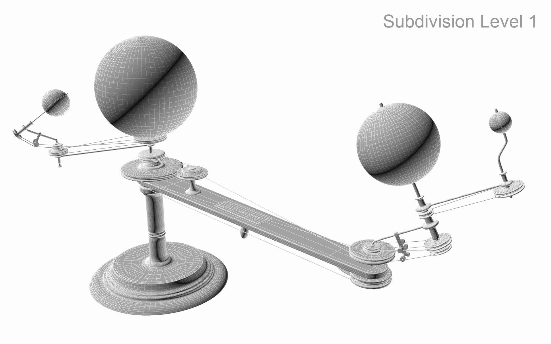 3D model planetarium orrery - TurboSquid 1233026