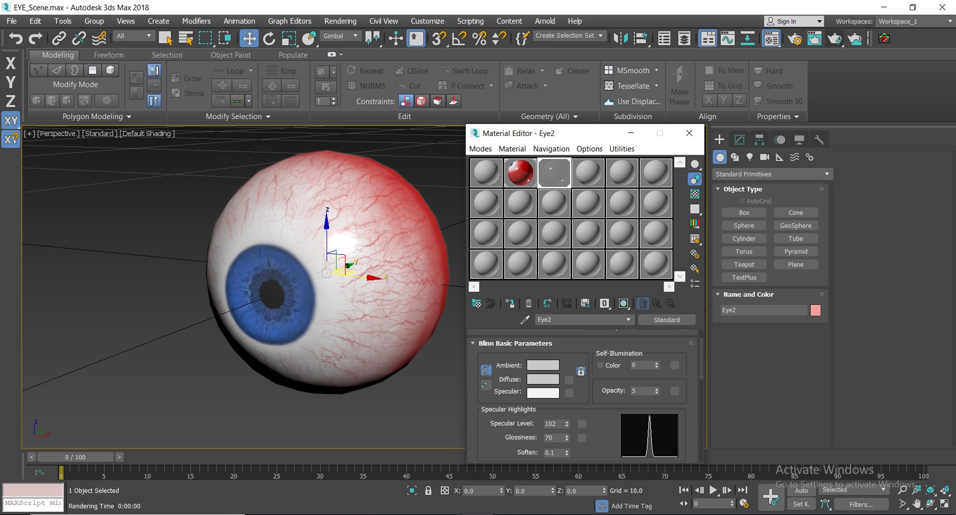 3D Eyeball Realtime - TurboSquid 1537001