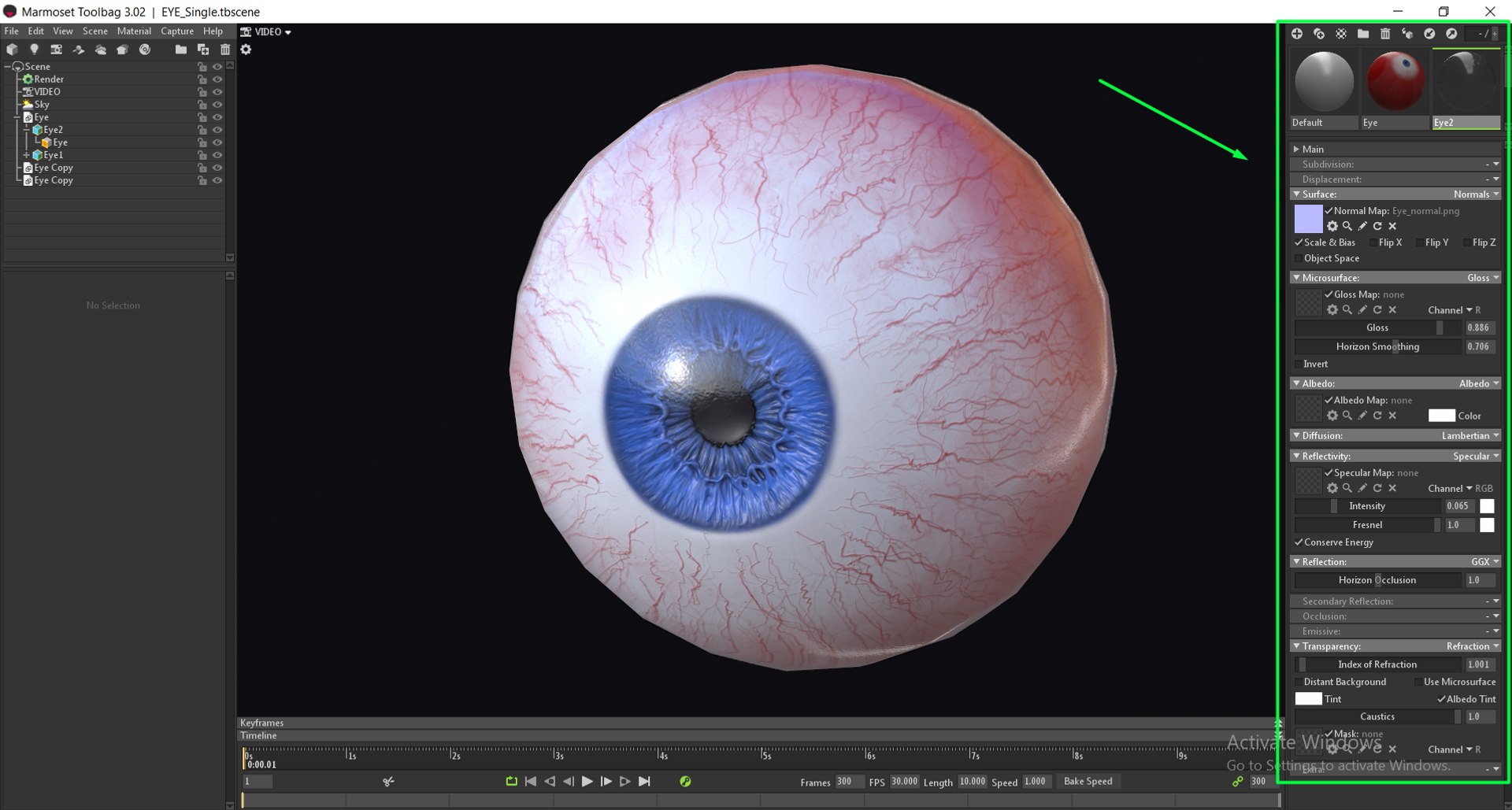 3D Eyeball Realtime - TurboSquid 1537001