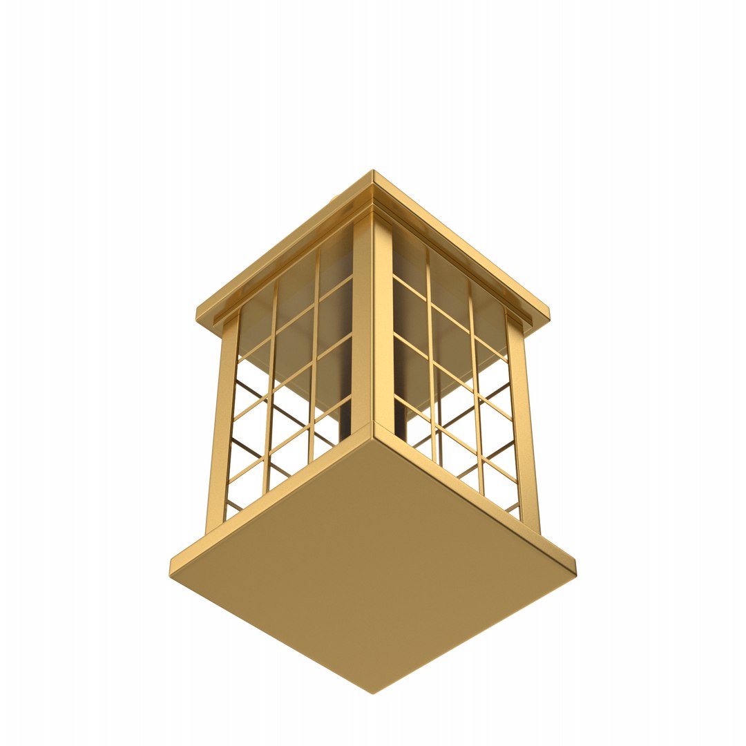 Gold Lantern 3D - TurboSquid 2182023