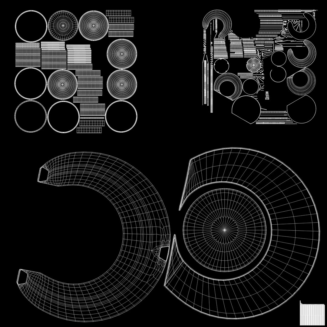 3D Racks Rotating Holder - TurboSquid 2236615