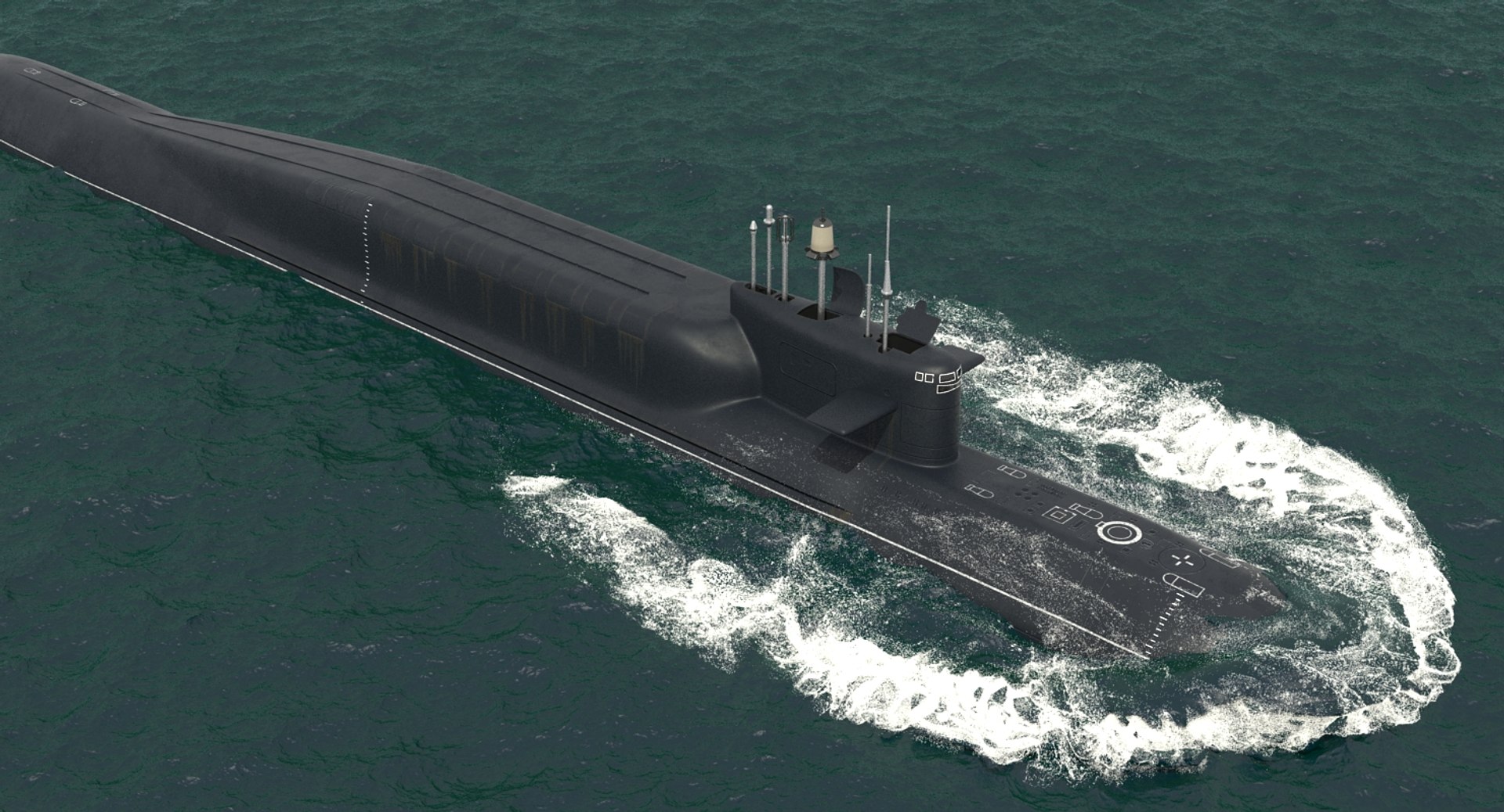 Russian nuclear strategic submarine 3D model - TurboSquid 1151376