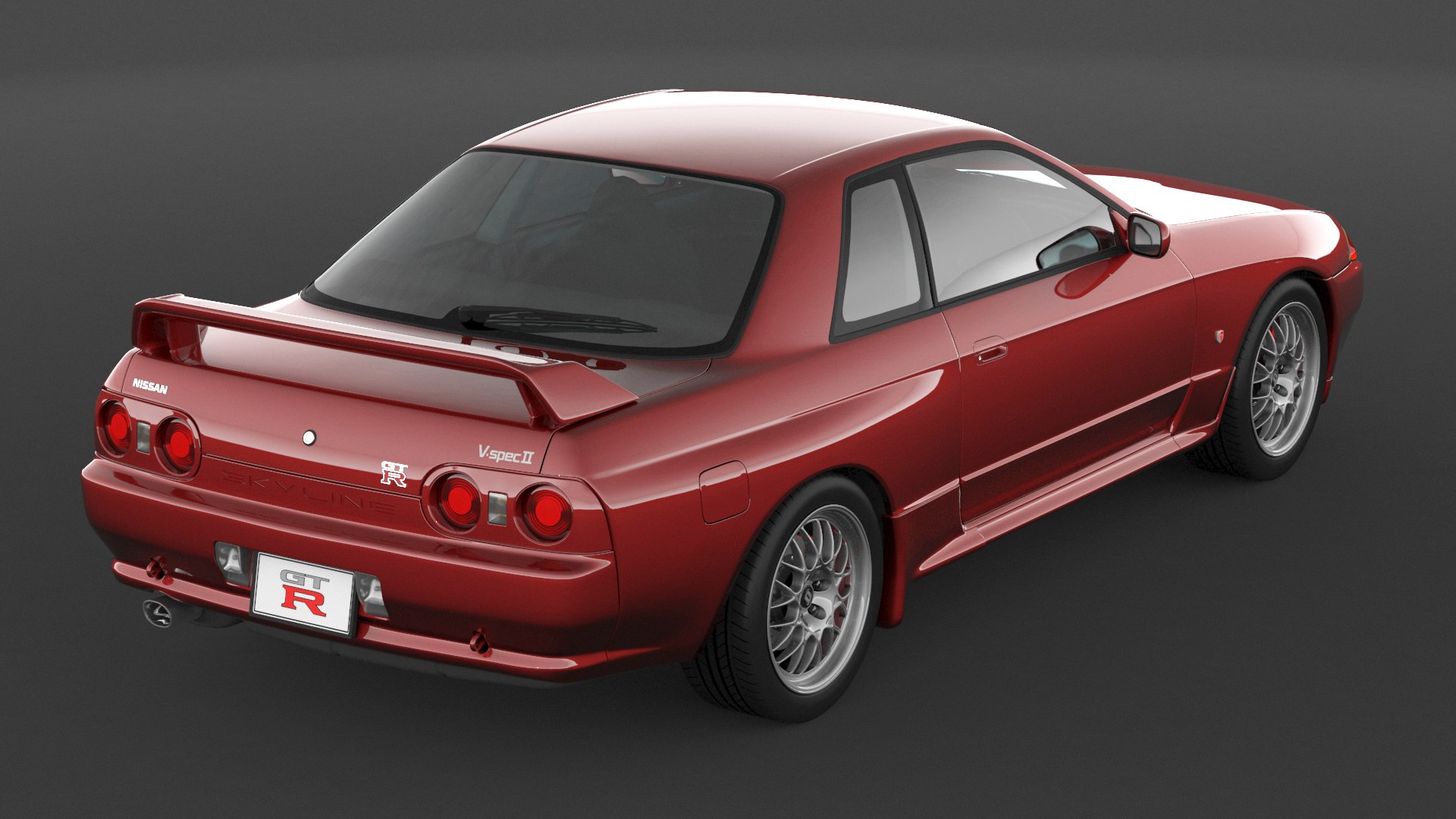 3D Nissan Skyline GT-R R32 V-spec II Model - TurboSquid 1824778