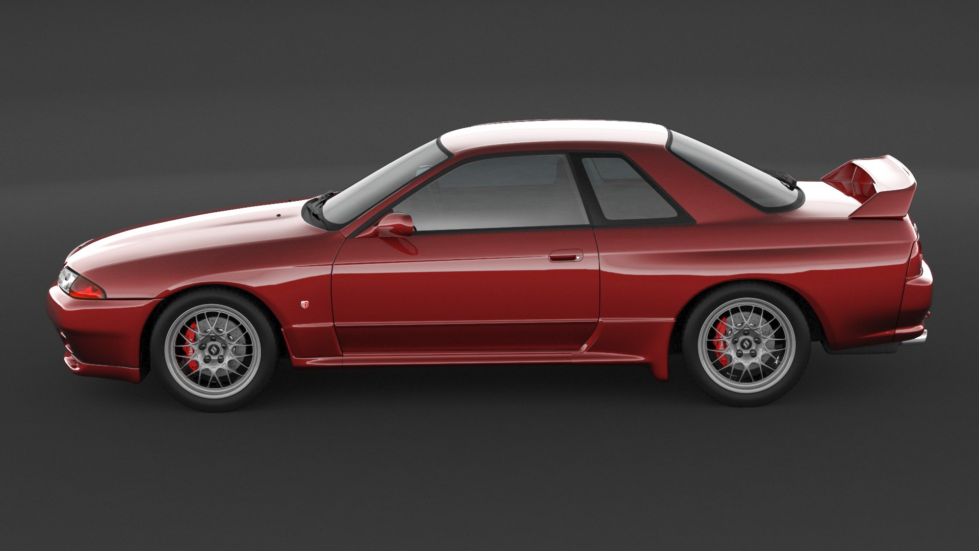 3D Nissan Skyline GT-R R32 V-spec II Model - TurboSquid 1824778