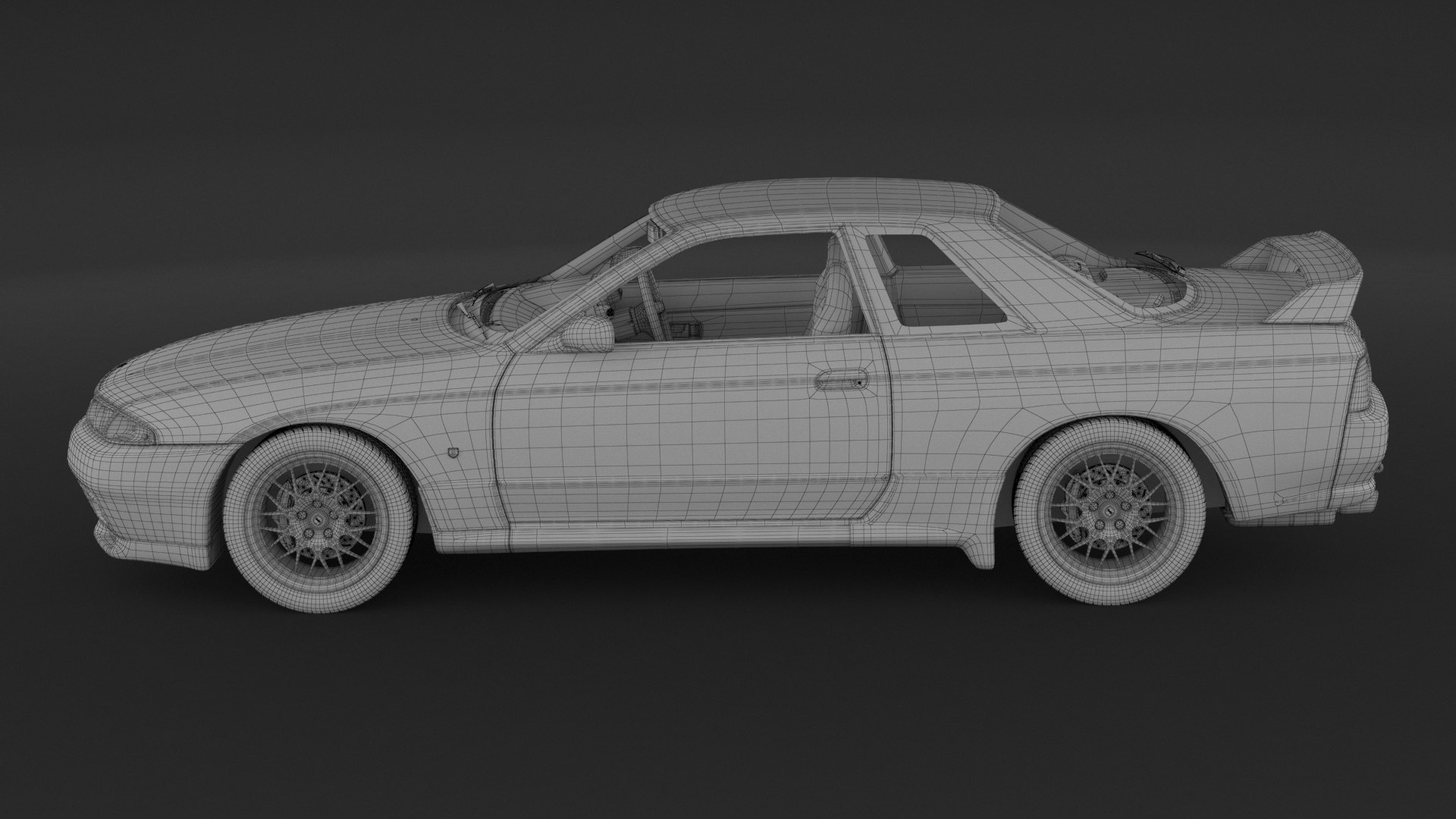 3D Nissan Skyline GT-R R32 V-spec II Model - TurboSquid 1824778