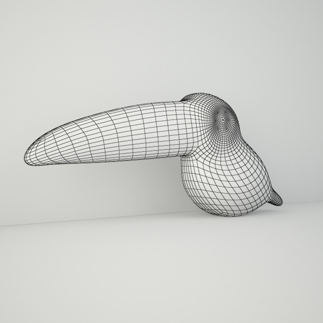 Vintage paper mache tucan 3D model - TurboSquid 1219755