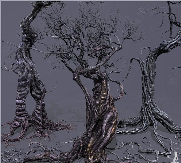 Rigged Spooky Tree 3D Models for Download | TurboSquid