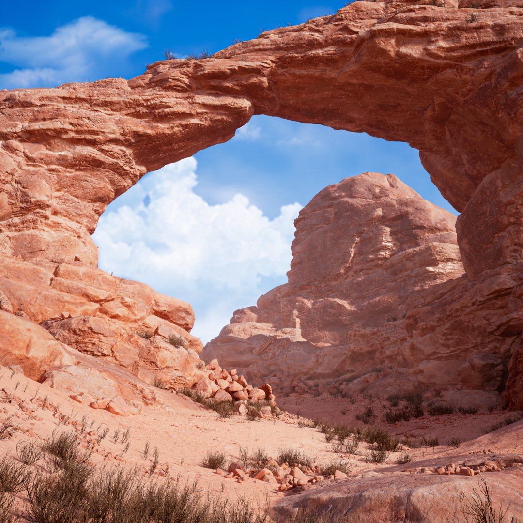 3D Desert Cliffs and Rocks UE Collection - TurboSquid 1995475