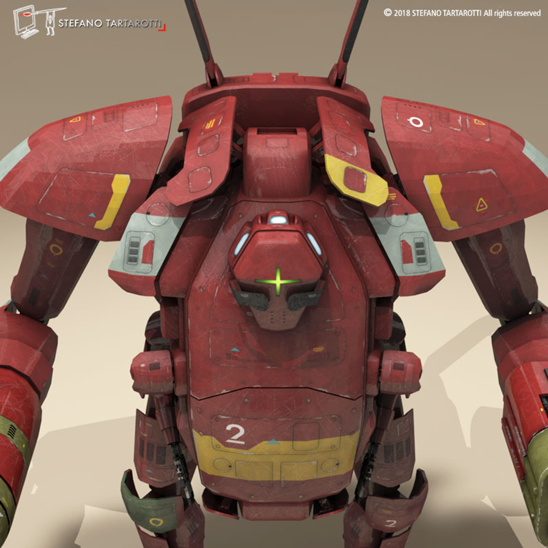 3D model sci-fi mech - TurboSquid 1252681