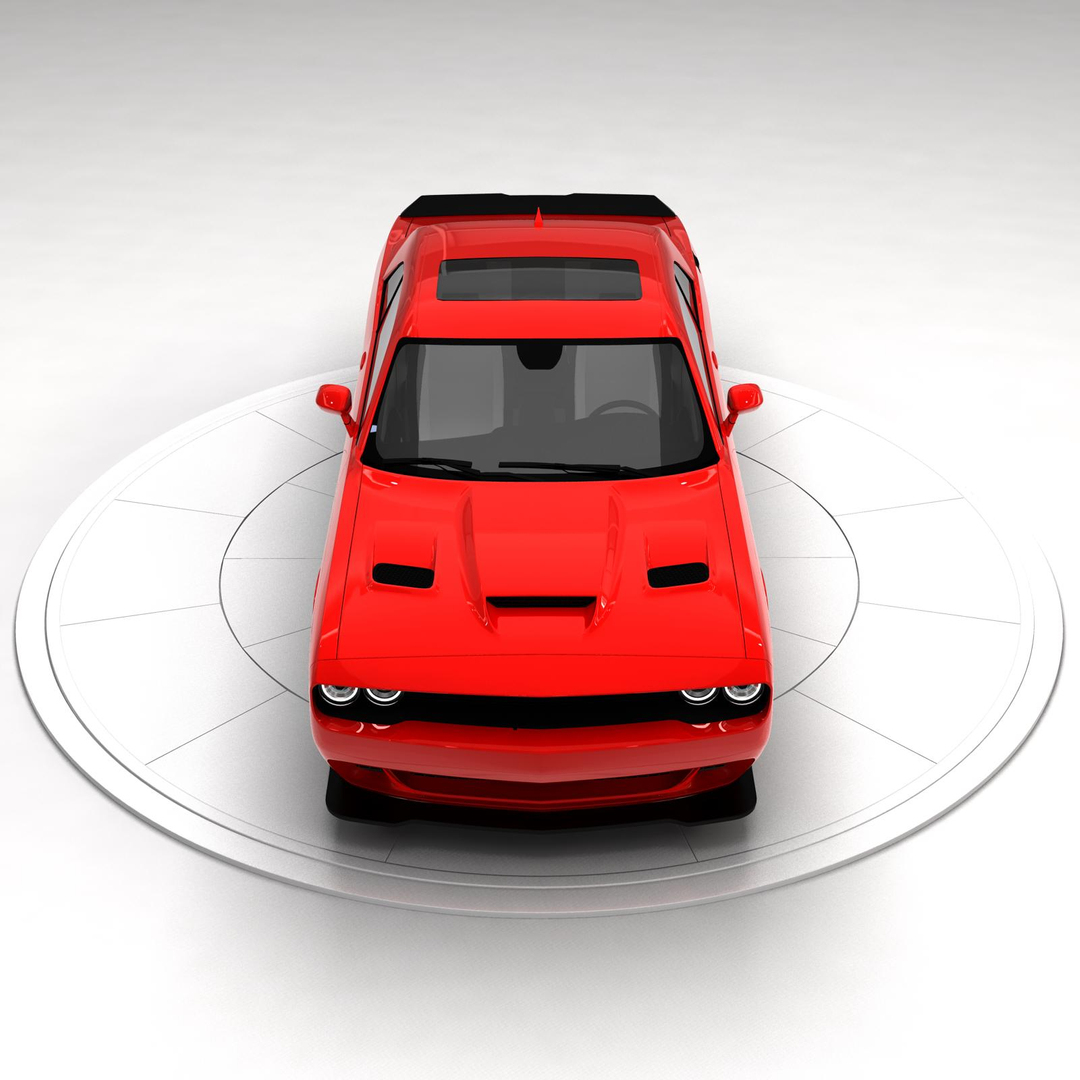 3d 2015 dodge challenger model