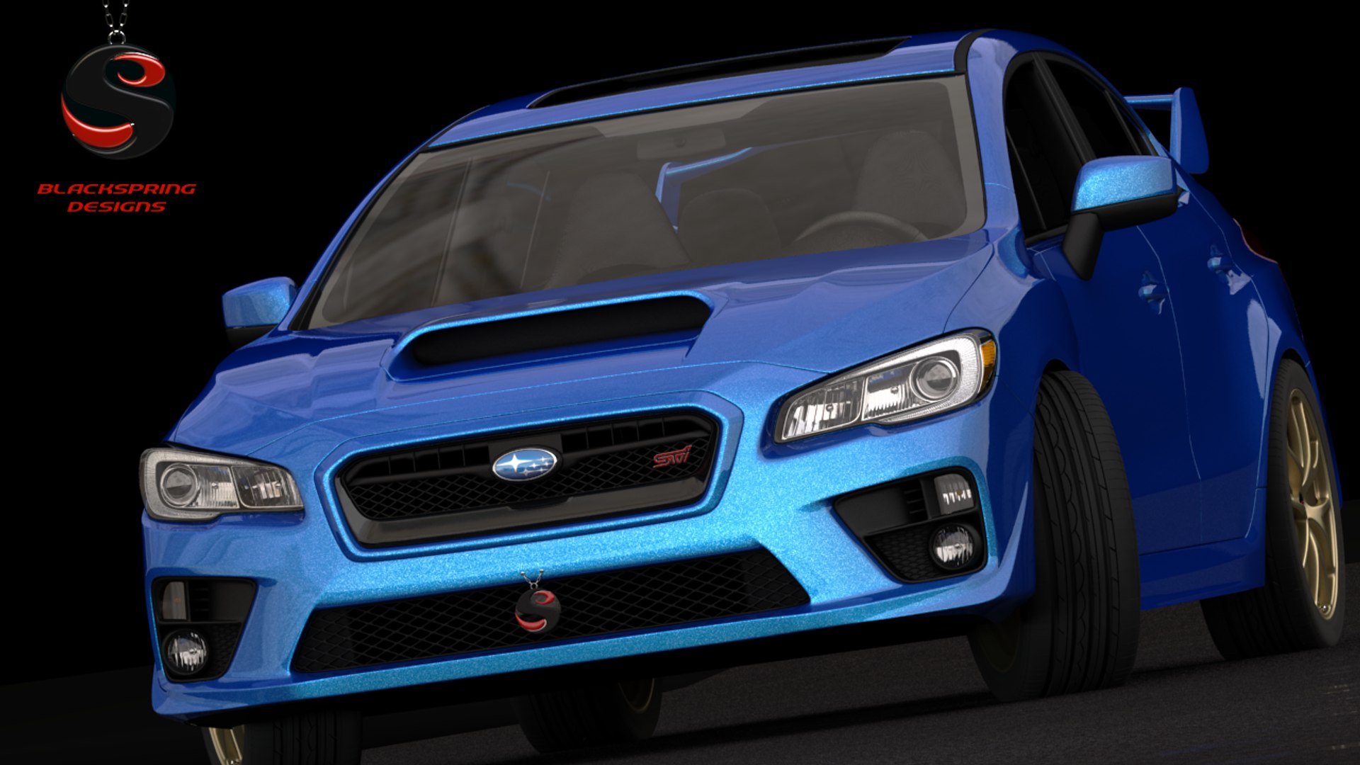 Subaru Impreza Wrx Sti 3d Model