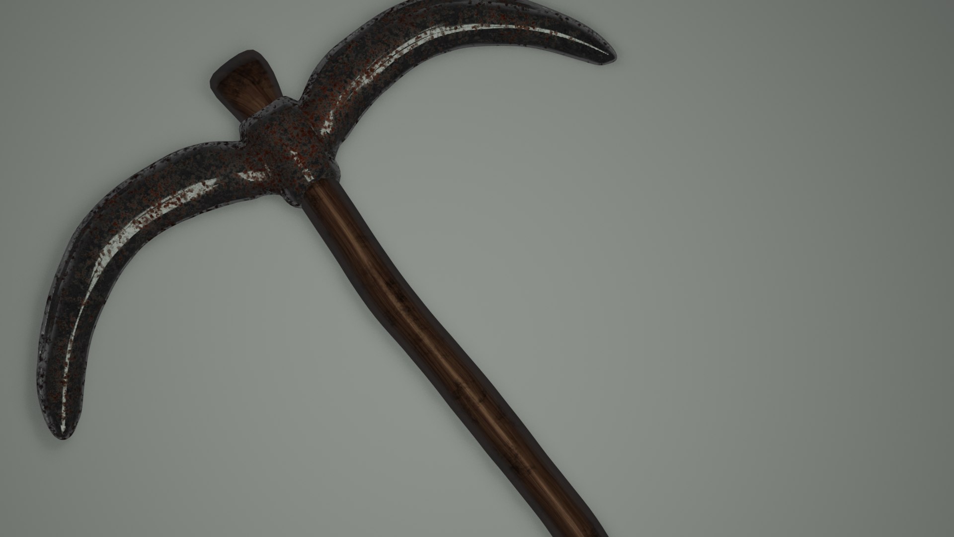 3D Rusty Pickaxe - TurboSquid 2432038