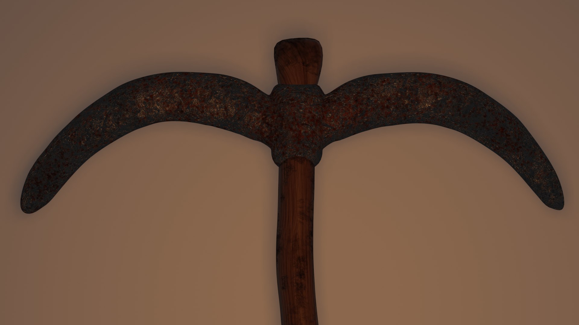 3D Rusty Pickaxe - TurboSquid 2432038