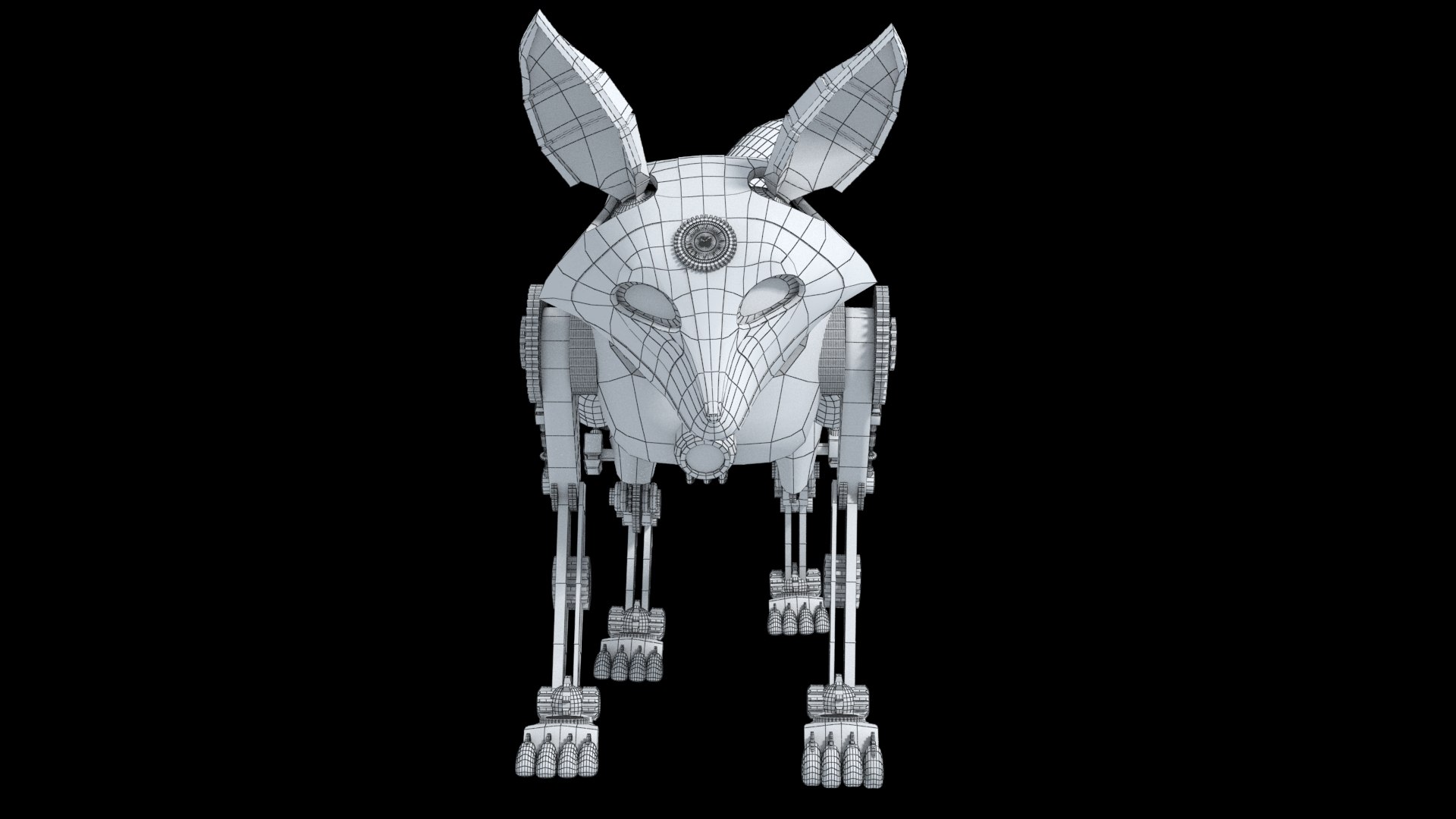 3D Mechanik Fox Animation - TurboSquid 1487261