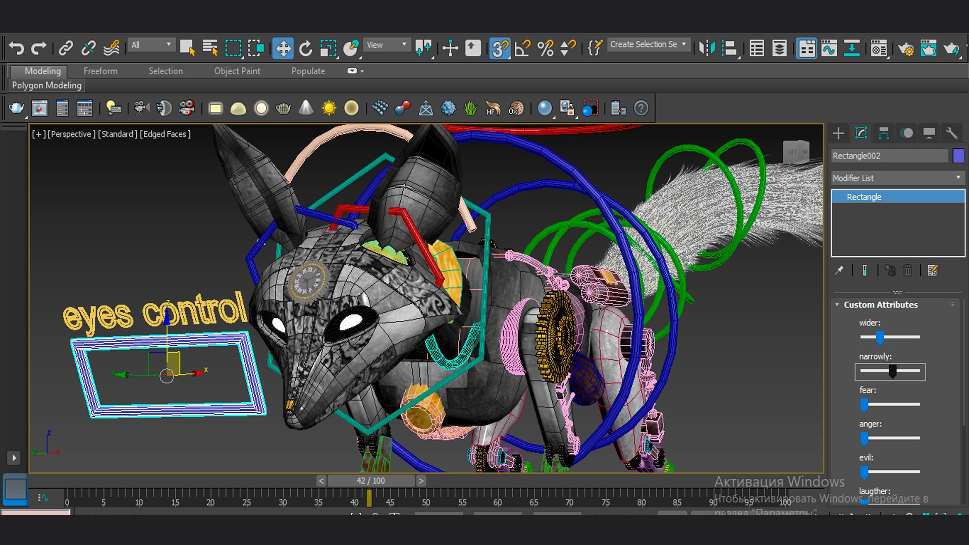 3D Mechanik Fox Animation - TurboSquid 1487261