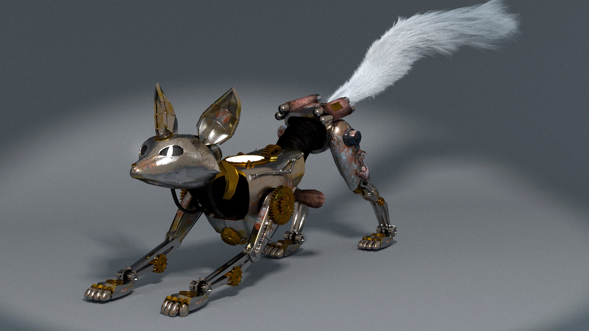 3D Mechanik Fox Animation - TurboSquid 1487261