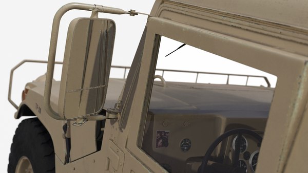 modelo 3d Humvee militar con ametralladora montada - TurboSquid 2307237