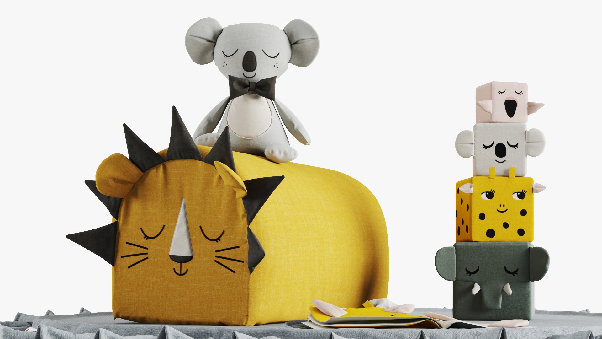 Kids Set 01 Model - TurboSquid 1843527