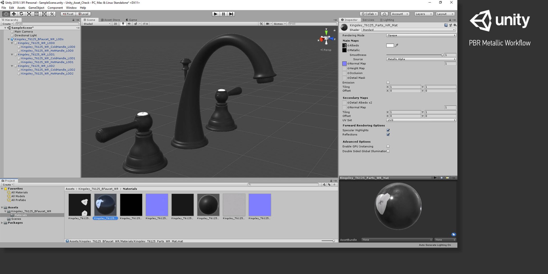 3D Model Moen Kingsley T6125 Two-handle - TurboSquid 1574826