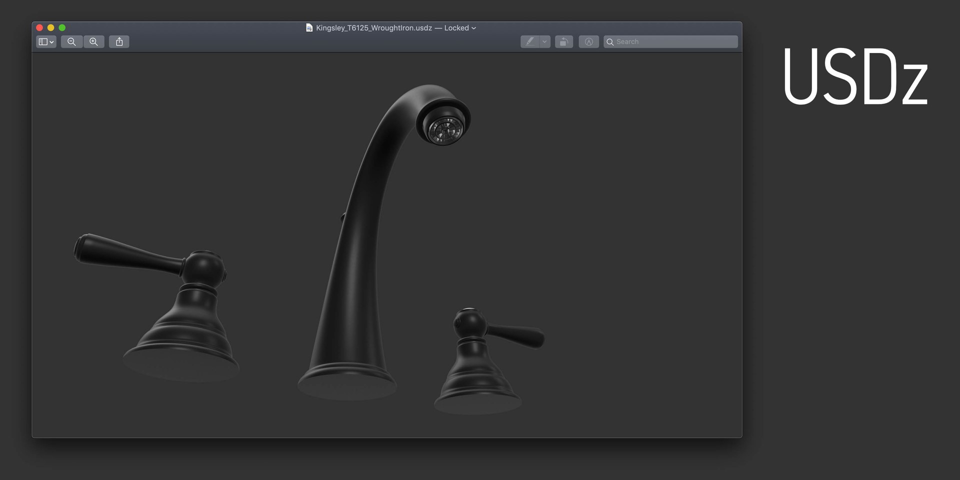 3D Model Moen Kingsley T6125 Two-handle - TurboSquid 1574826