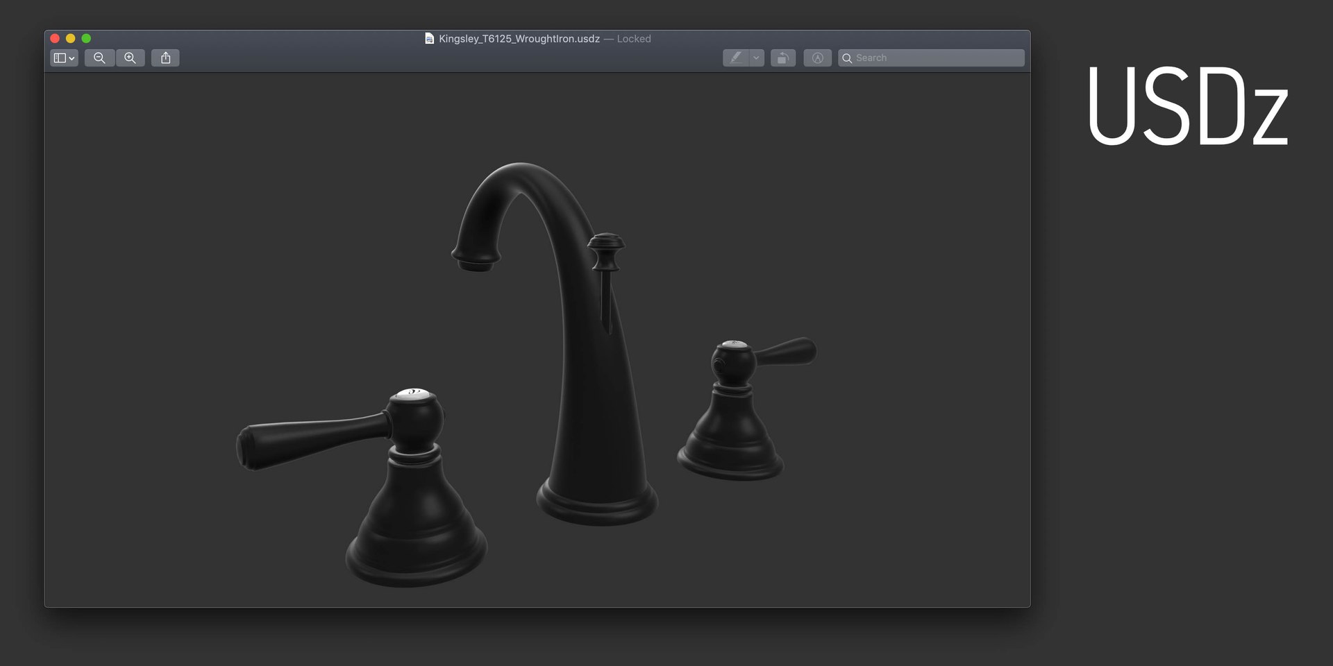 3D Model Moen Kingsley T6125 Two-handle - TurboSquid 1574826