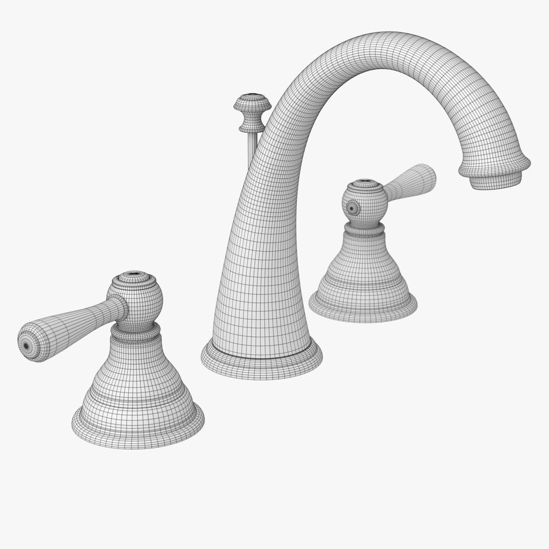 3D Model Moen Kingsley T6125 Two-handle - TurboSquid 1574826