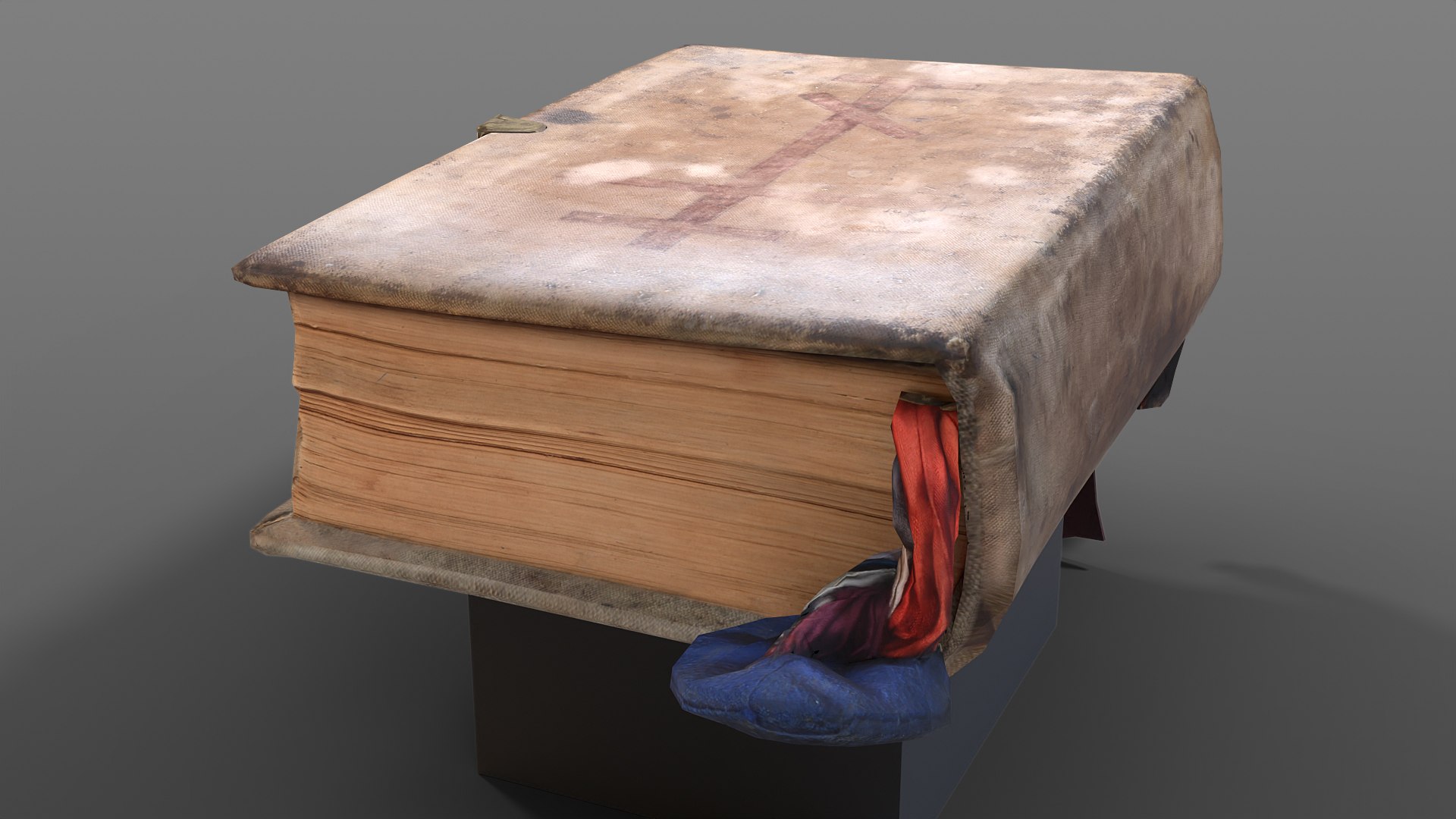 3D Big Old Book Closed - TurboSquid 1887144