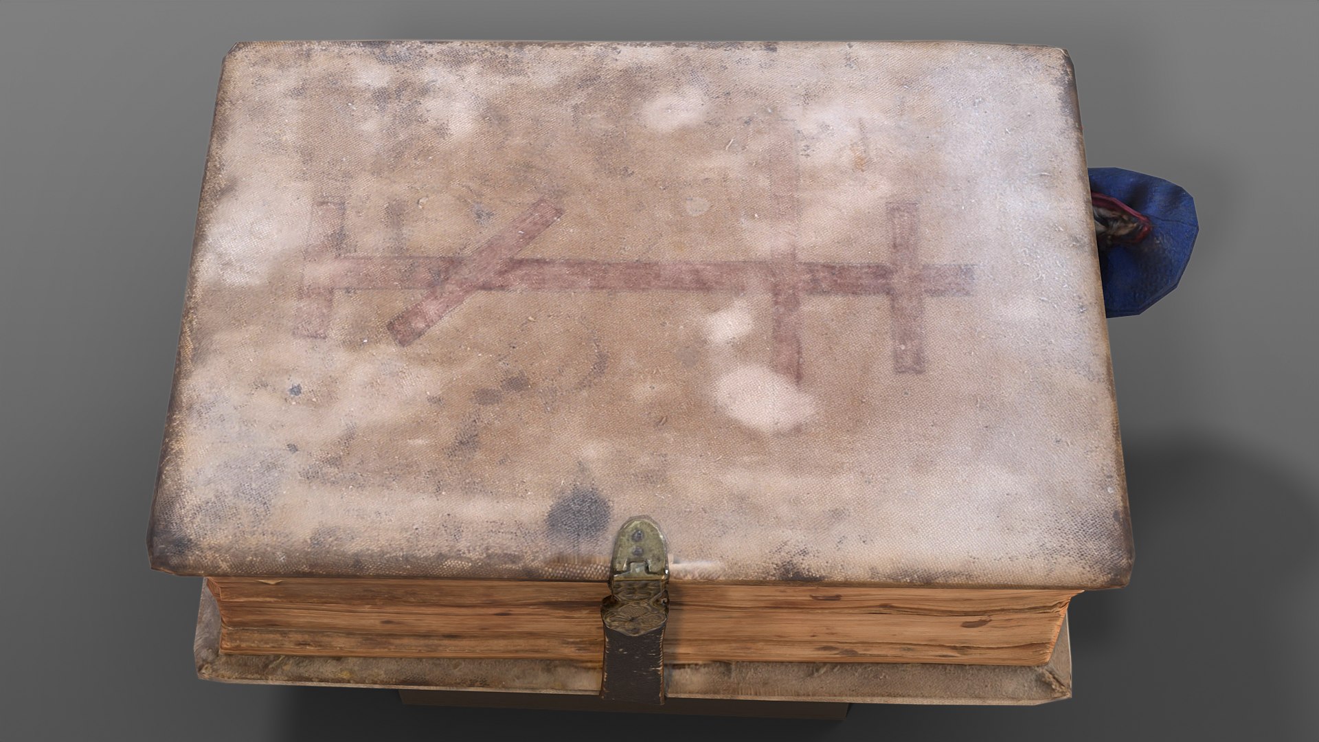 3D Big Old Book Closed - TurboSquid 1887144