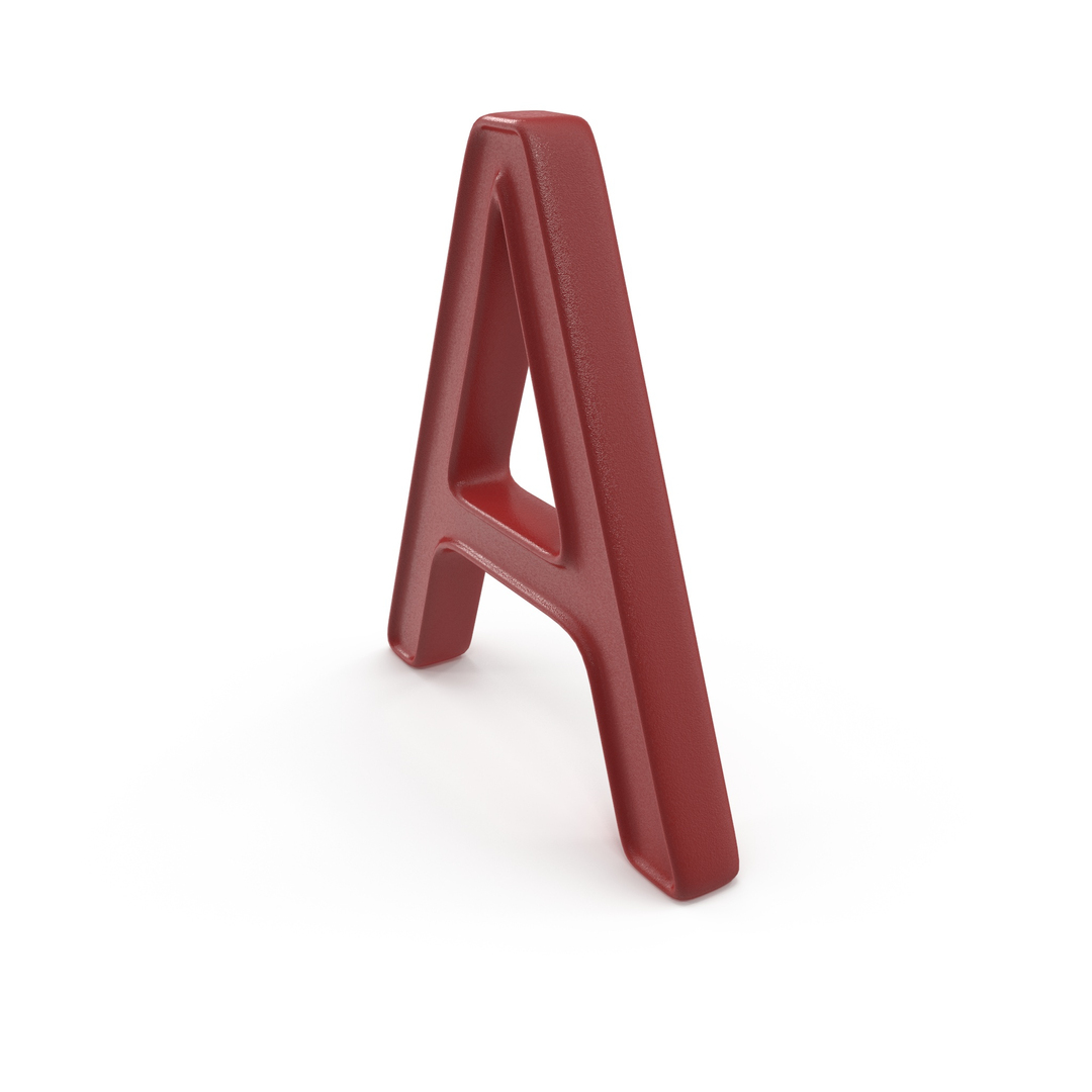 3D Alphabet Plastic 7 - TurboSquid 2139558