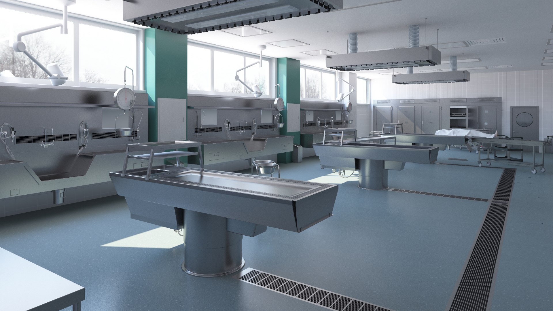 Medical Autopsy Area 3D Model - TurboSquid 2013136