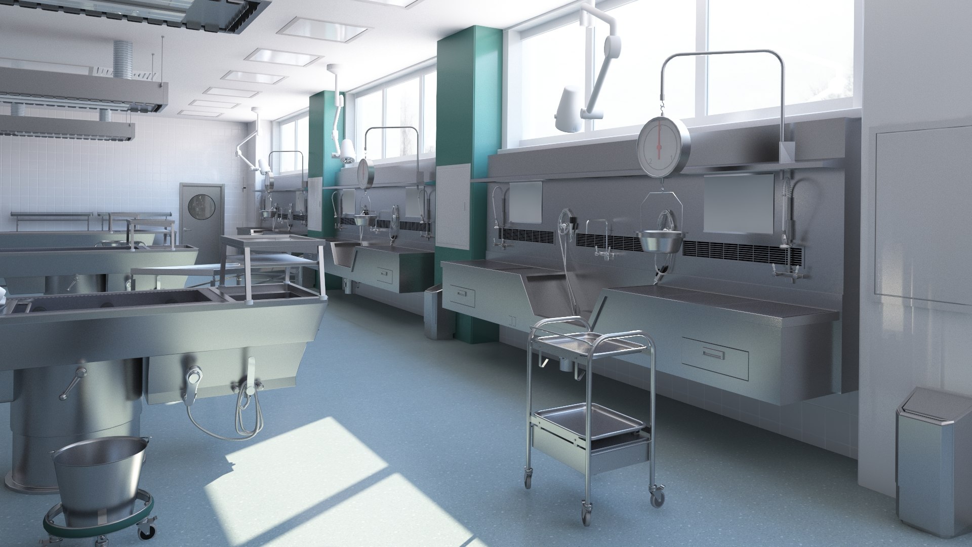 Medical Autopsy Area 3D Model - TurboSquid 2013136