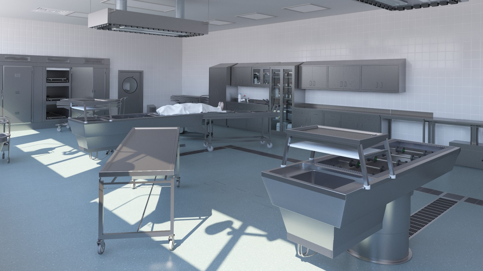 Medical Autopsy Area 3D Model - TurboSquid 2013136