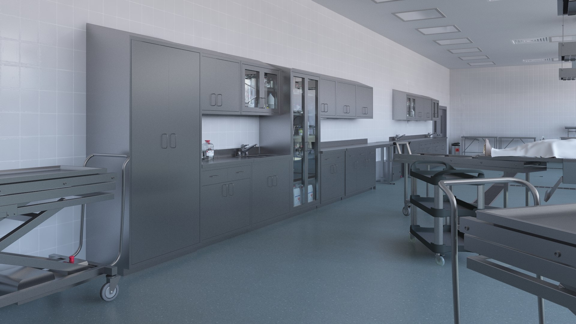 Medical Autopsy Area 3D Model - TurboSquid 2013136