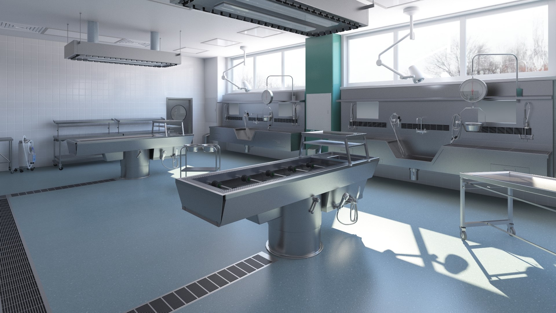 Medical Autopsy Area 3D Model - TurboSquid 2013136